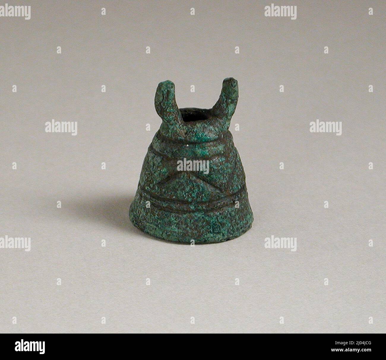 Bell with Geometric Decoration. Egypt, Roman Period (30 BCE - 600 CE ...