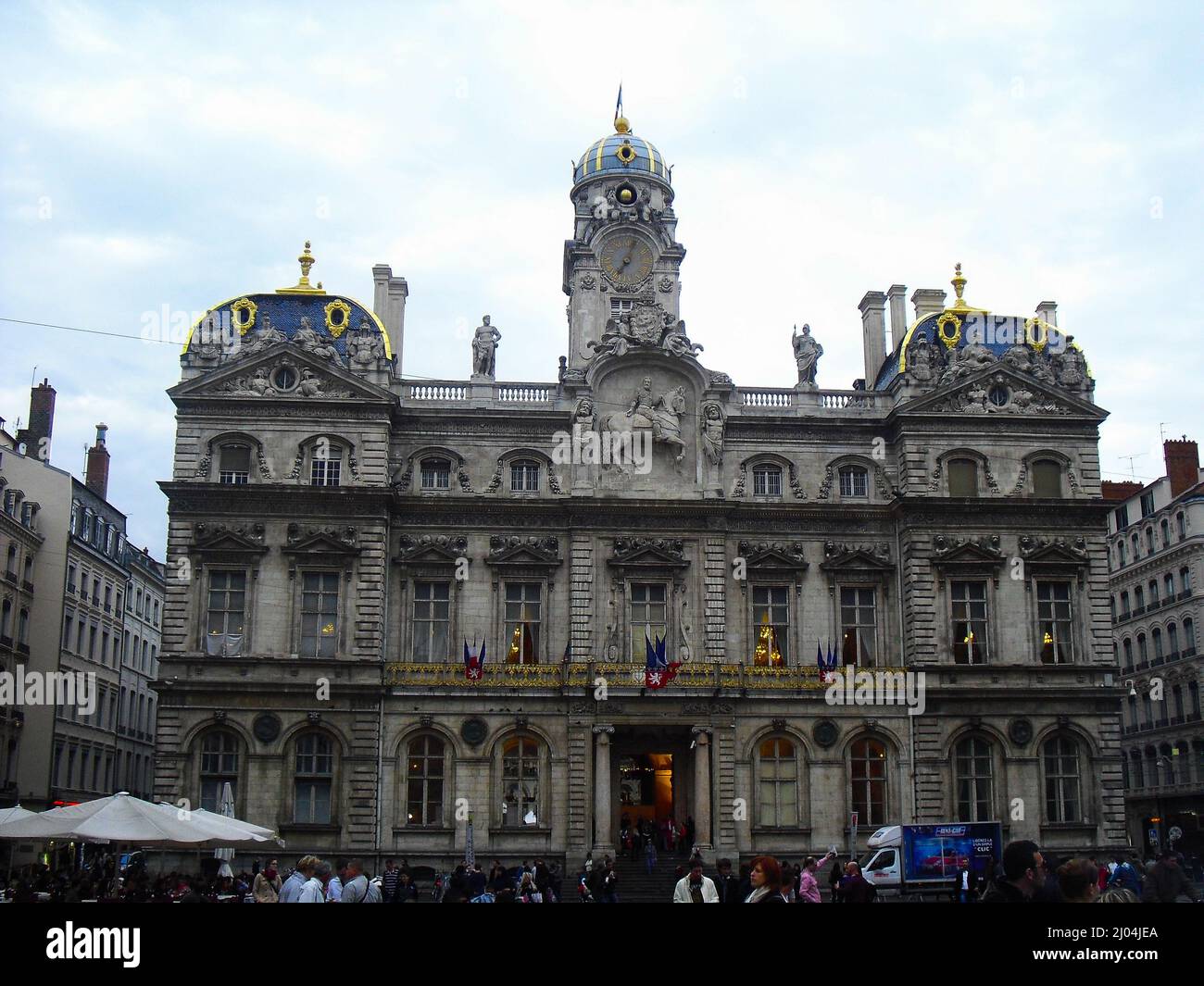 Historic city hall building of Lyon, France Stock Photo - Alamy