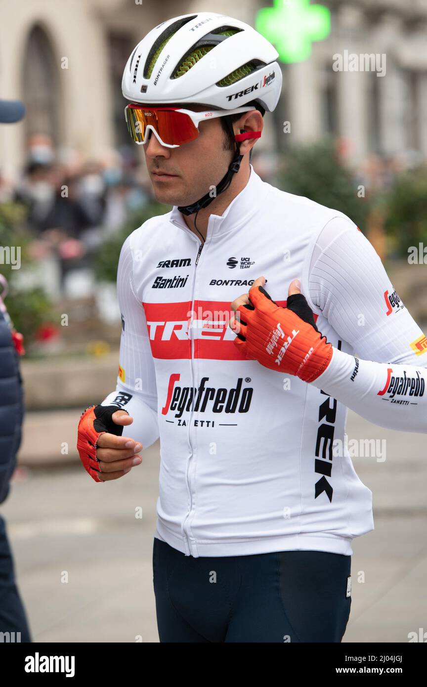 Magenta, Italy. 16th Mar, 2022. Matteo Moschetti (Trek-Segafredo ...