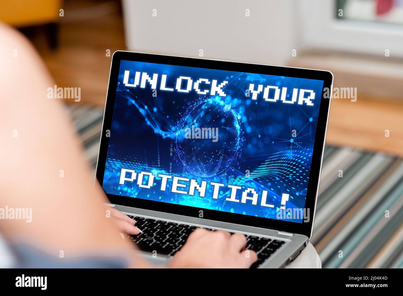 Text caption presenting Unlock Your Potential. Business overview ... Text caption presenting Unlock Your Potential. Business overview ...