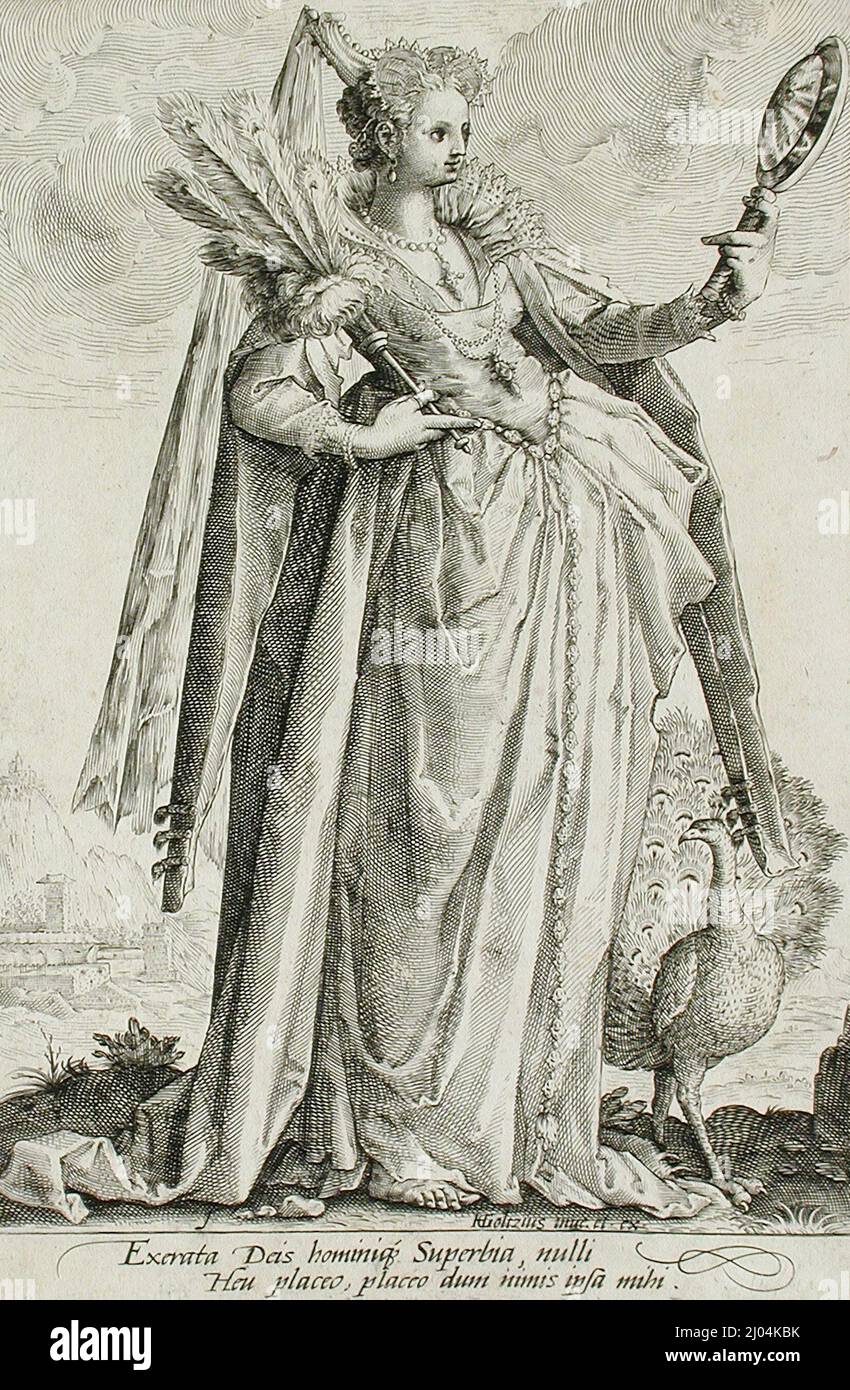 Pride. Jacob Matham (Holland, Haarlem, 1571-1631). Holland, circa 1587 ...