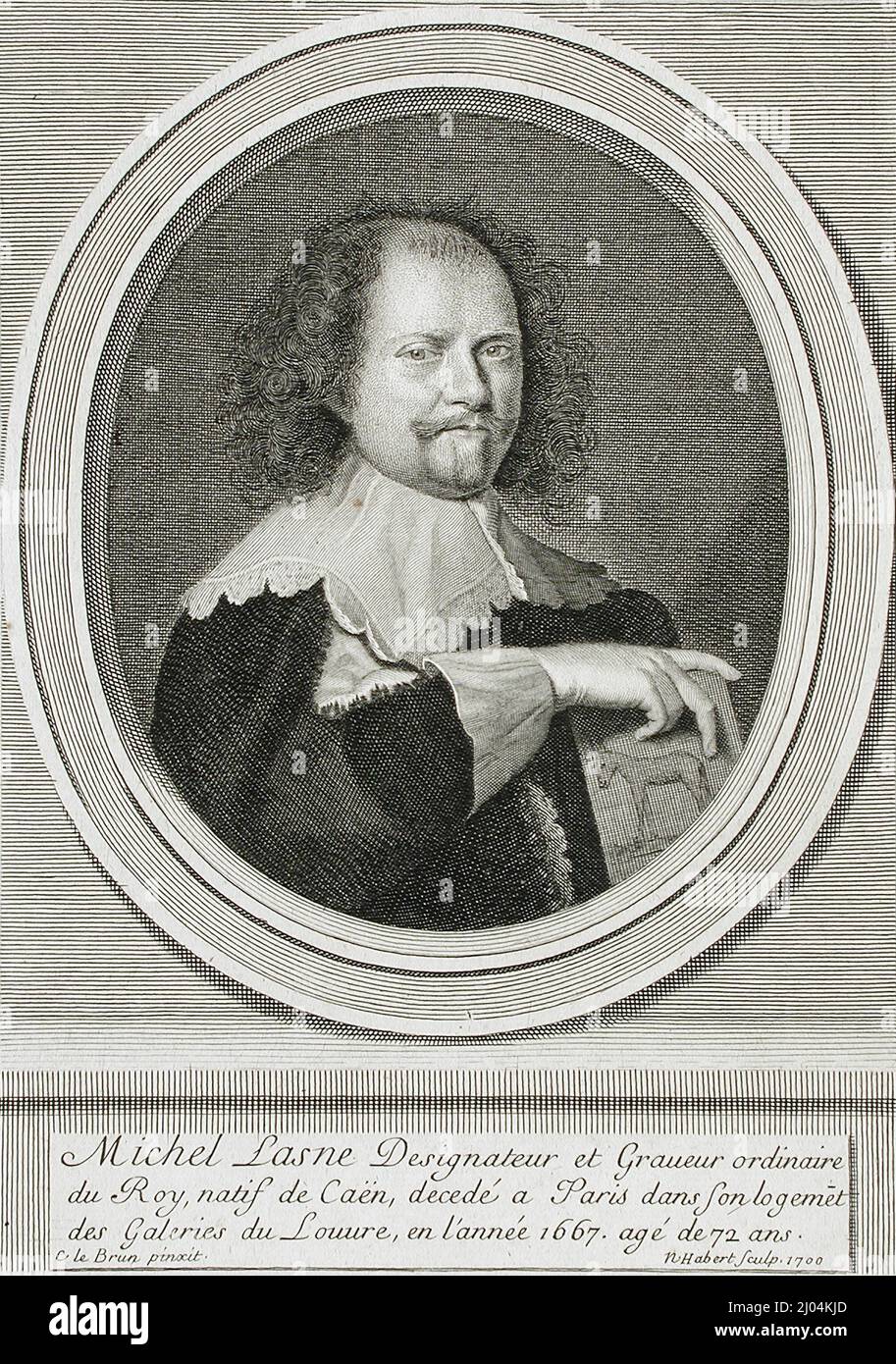 Michel Lasne. Nicolas Habert (France, Paris, circa 1650-circa 1715 ...
