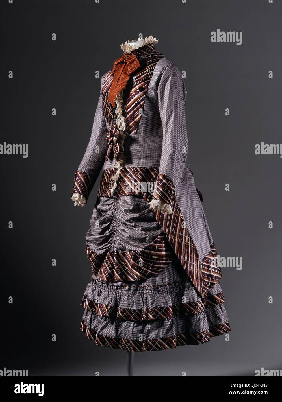 Girl's Dress (Bodice and Skirt). United States, circa 1876. Costumes ...