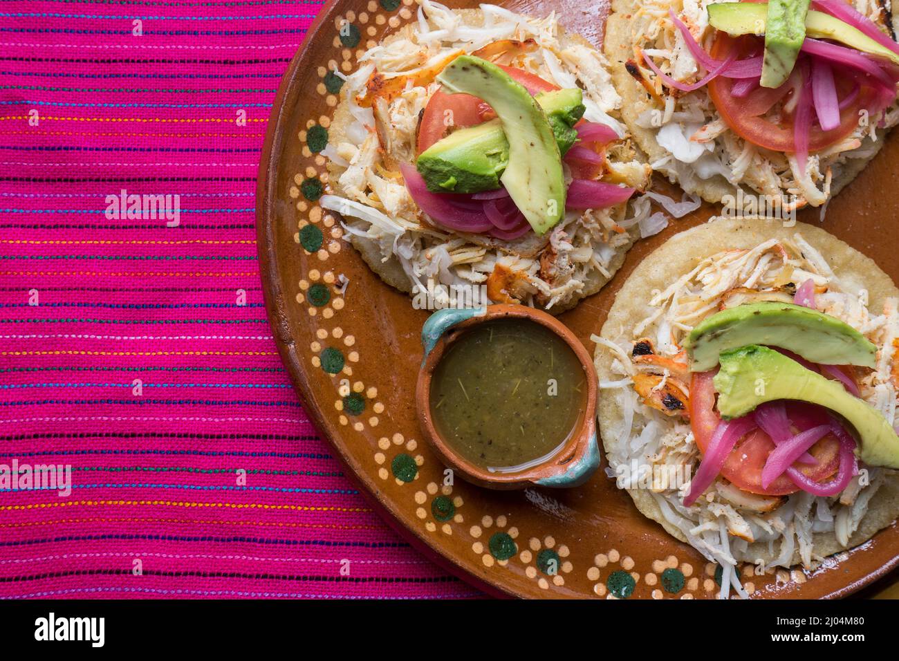 Traditional mexican salbutes Stock Photo - Alamy