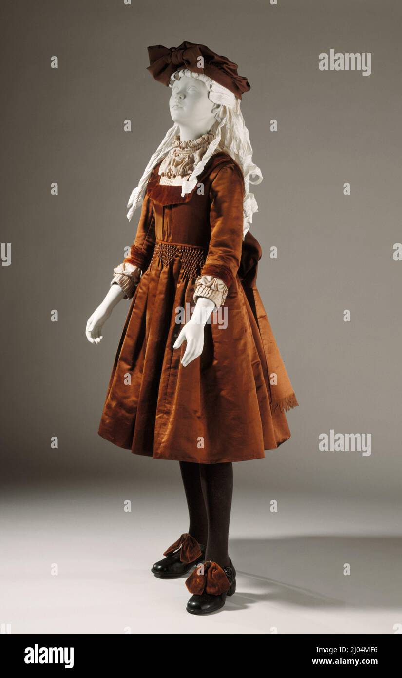 Girl's Dress. United States, 1880-1900. Costumes; principal attire ...