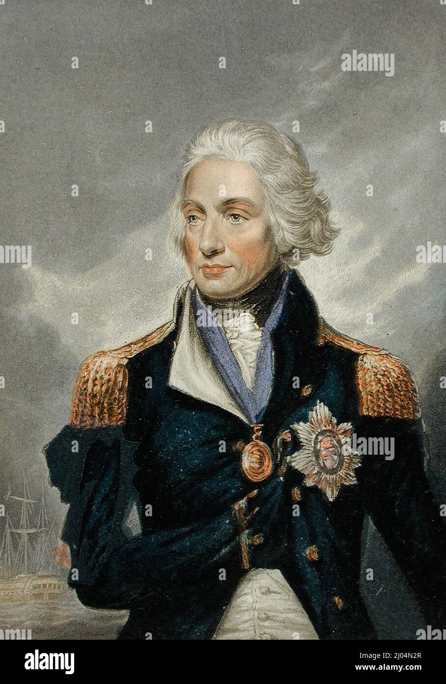 Lord Nelson. George Baxter (England, Sussex, 1804-1867). England, 1853 ...