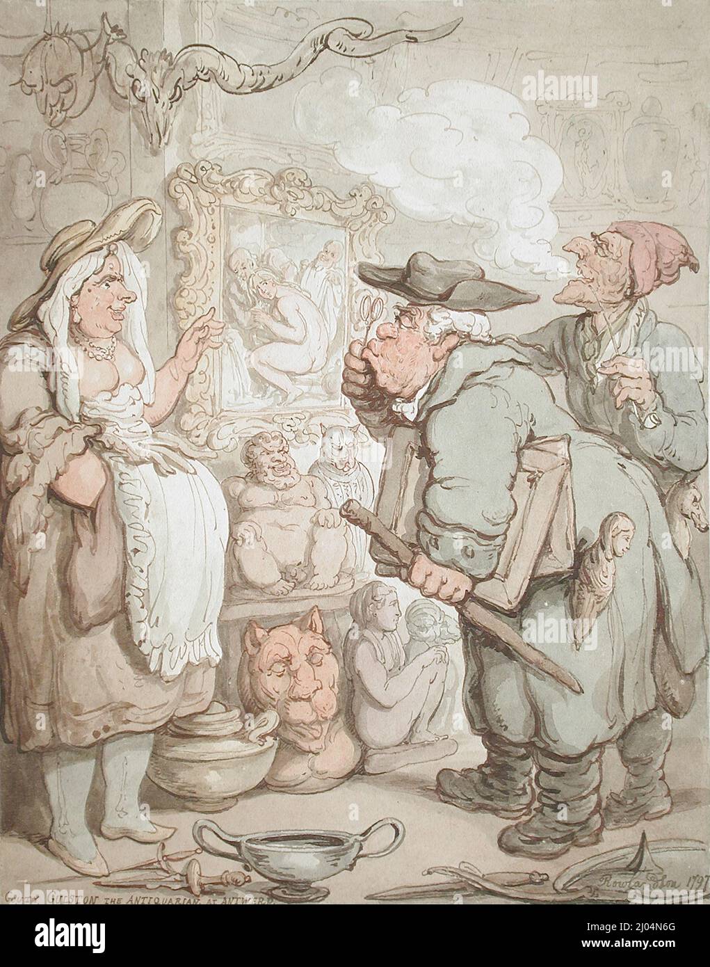 Gouty gulston the antiquarian at antwerp hi-res stock photography and ...