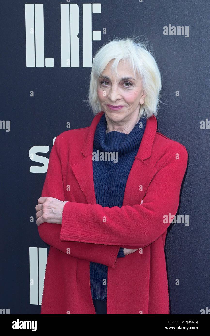 Anna Bonaiuto attends the photocall of the Sky tv series Il Re at The ...