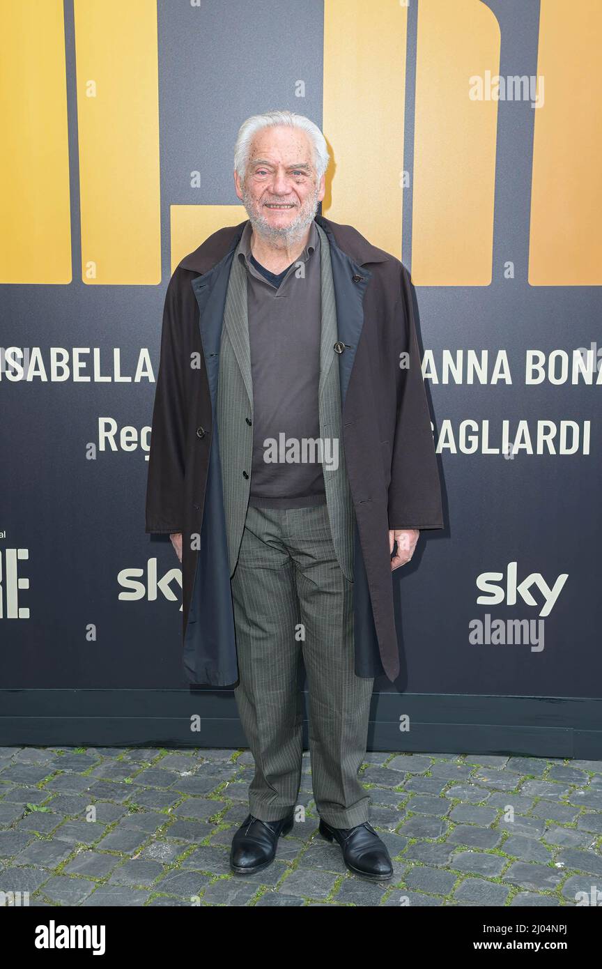 Giorgio Colangeli attends the photocall of the Sky tv series Il Re at ...