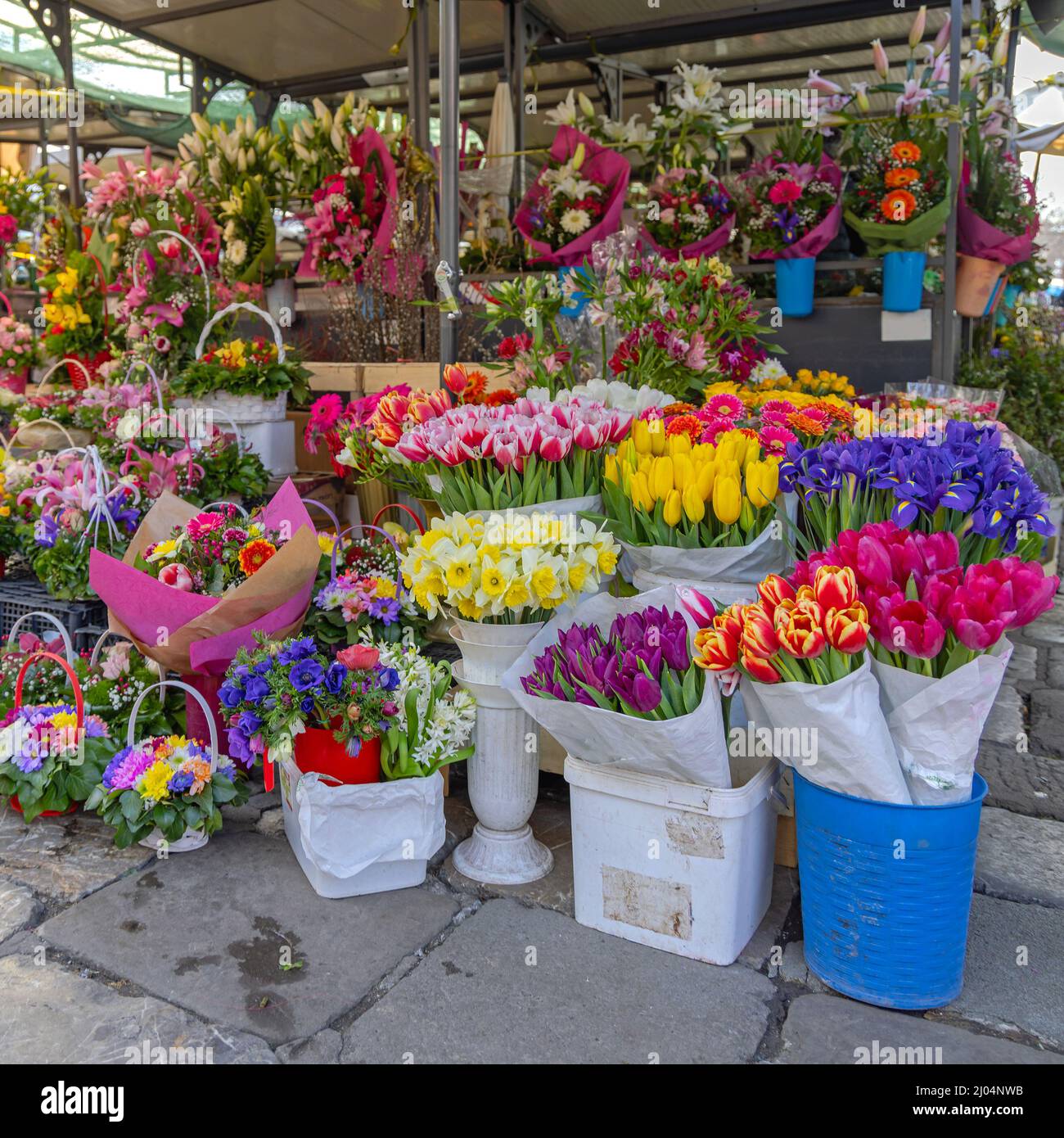Farmers market roses High Resolution Stock Photography and Images - Alamy