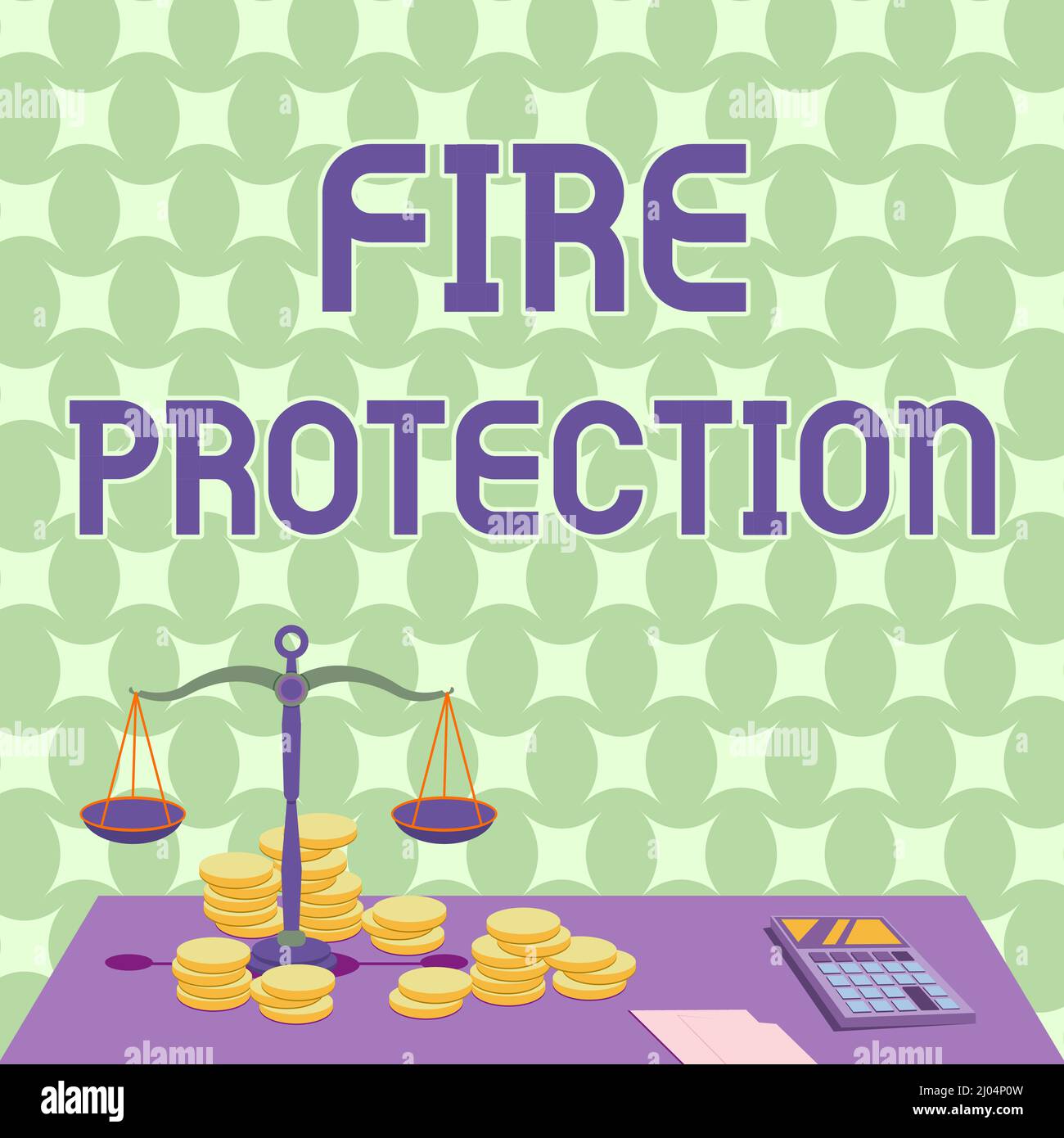 Text sign showing Fire Protection. Business idea measures taken to ...