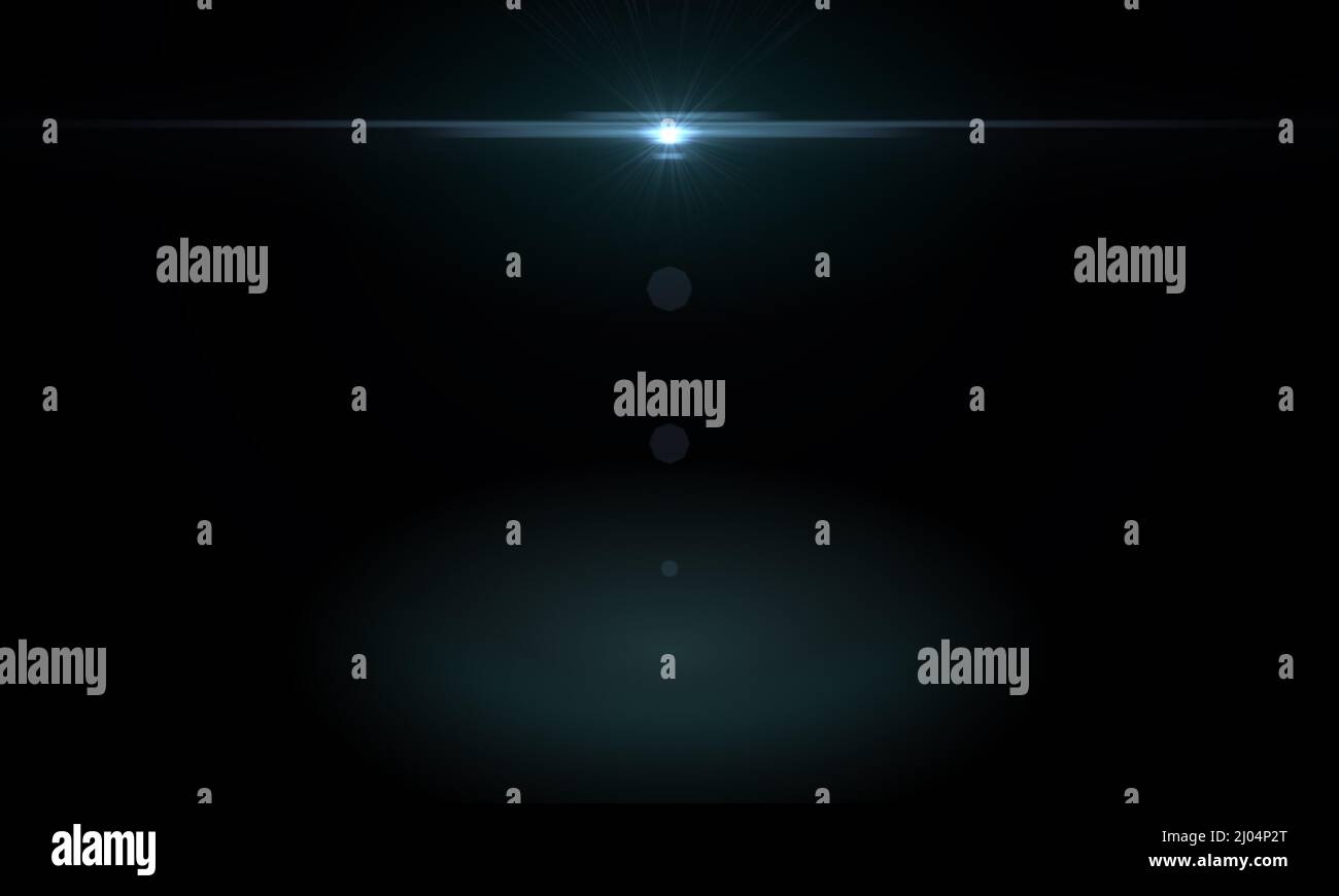 Lens Flare light over background. Easy to add overlay or screen filter ...