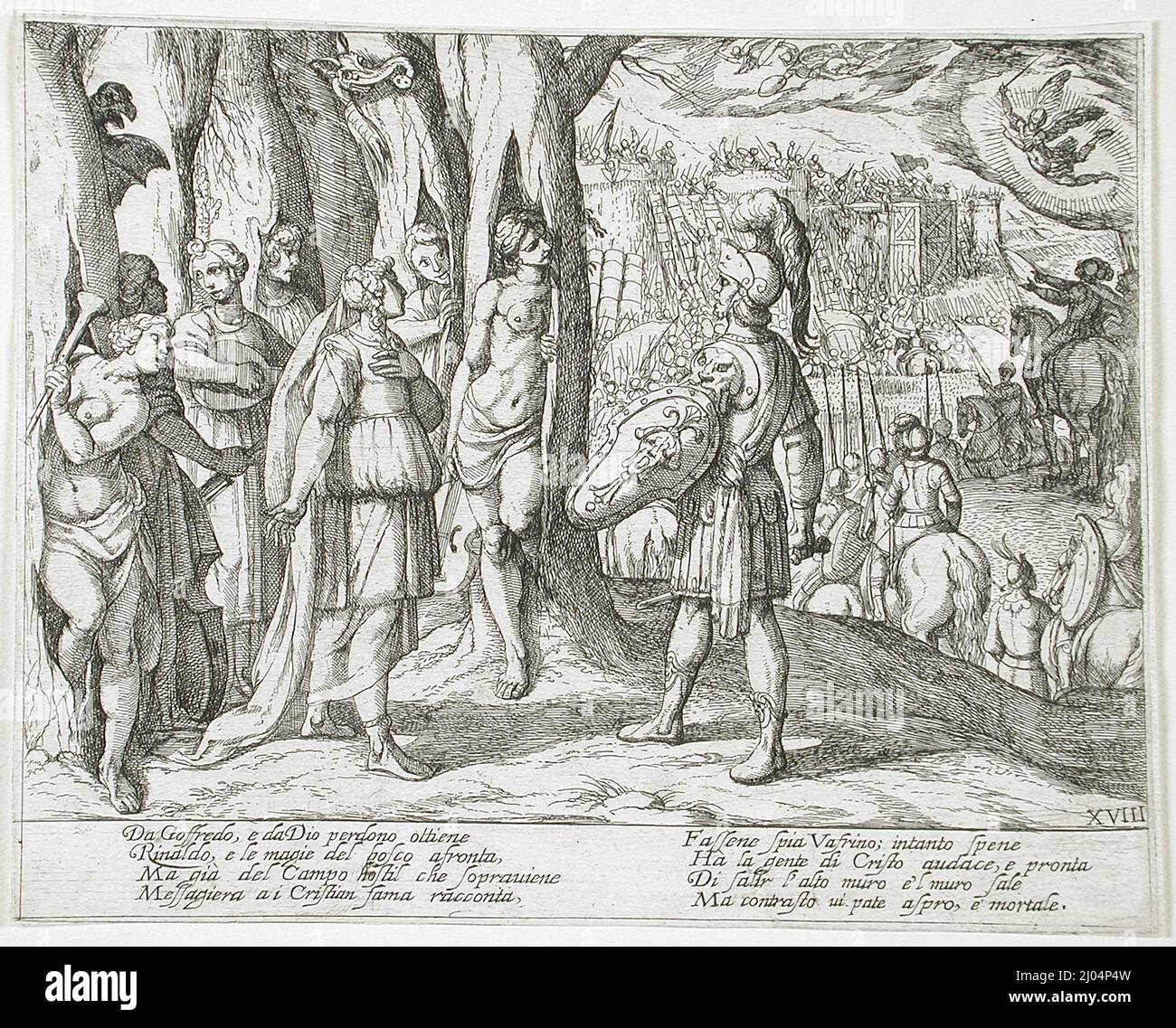 Canto XVIII. Antonio Tempesta (Italy, Florence, 1555-1630). Italy, 16th ...