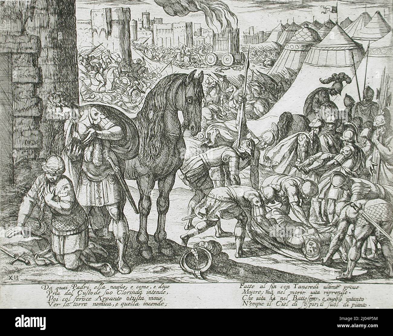 Canto XII. Antonio Tempesta (Italy, Florence, 1555-1630). Italy, 16th ...