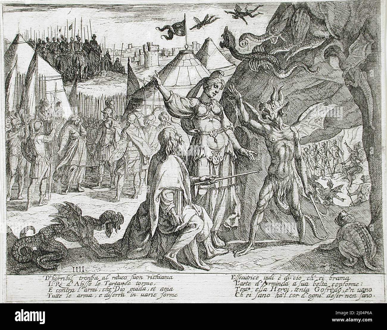 Canto IV. Antonio Tempesta (Italy, Florence, 1555-1630). Italy, 16th ...