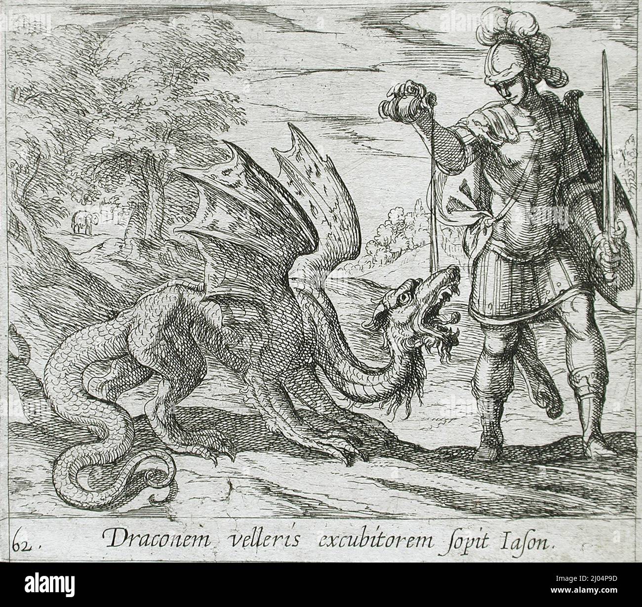 Jason Putting the Dragon to Sleep. Wilhelm Janson (Holland, Amsterdam ...