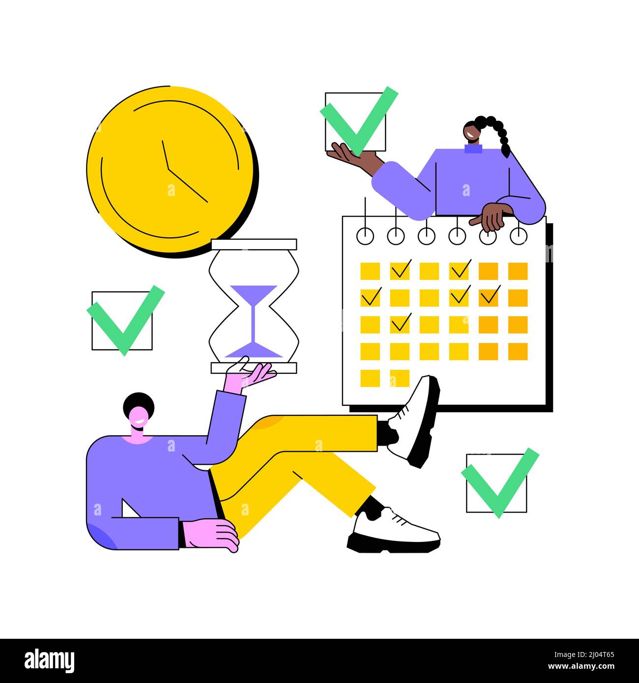 Planning abstract concept vector illustration. Future plan, project ...