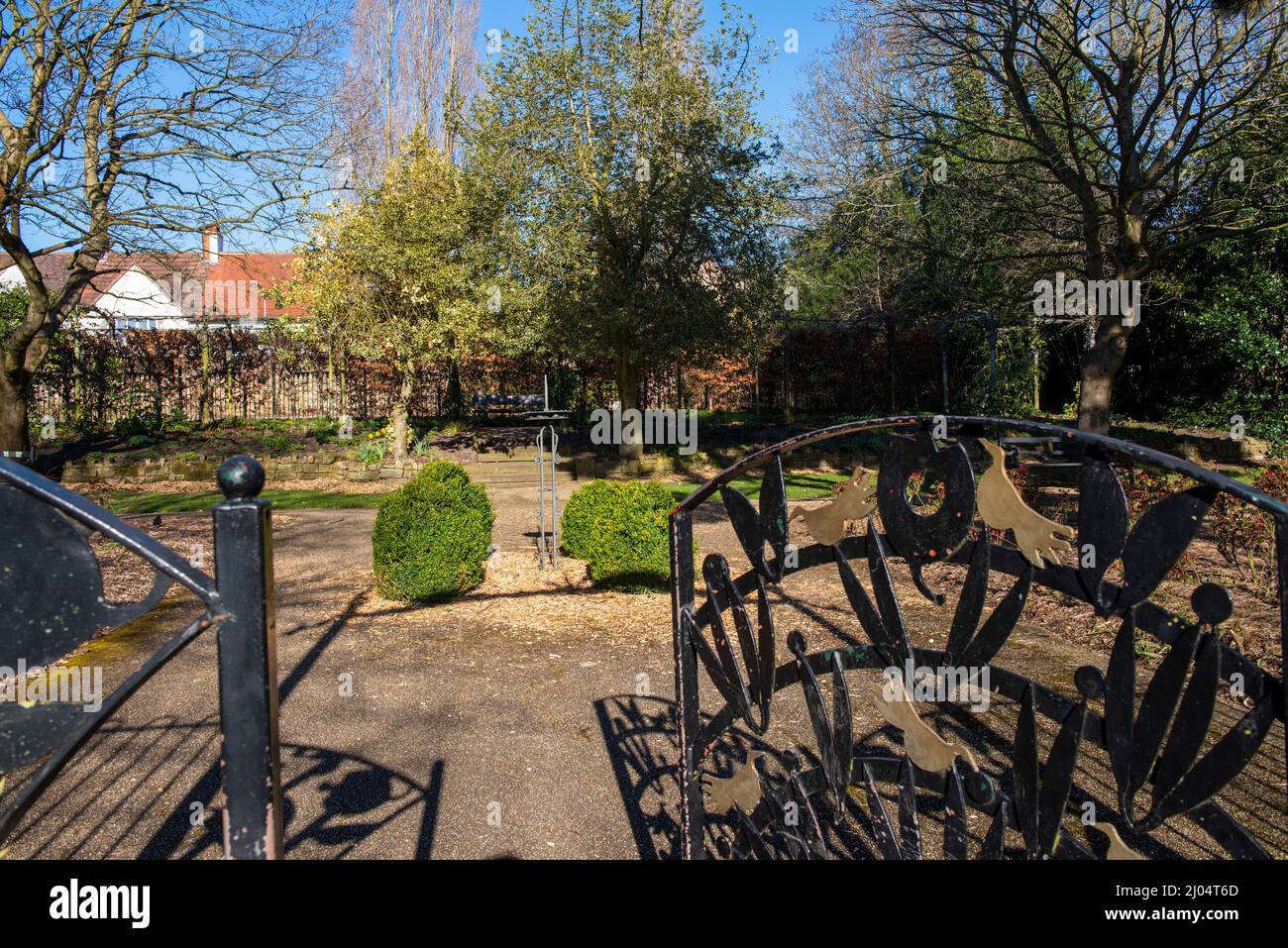 Spring at Carr Bank Park in Mansfield, Nottinghamshire England UK Stock ...