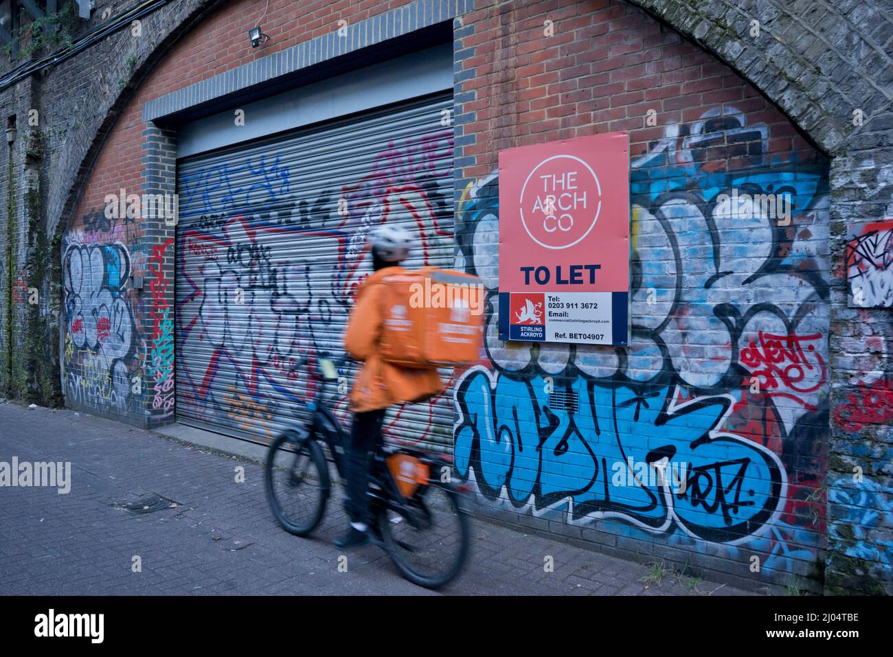 Small business closed down and spaces to let under railway arches by ...