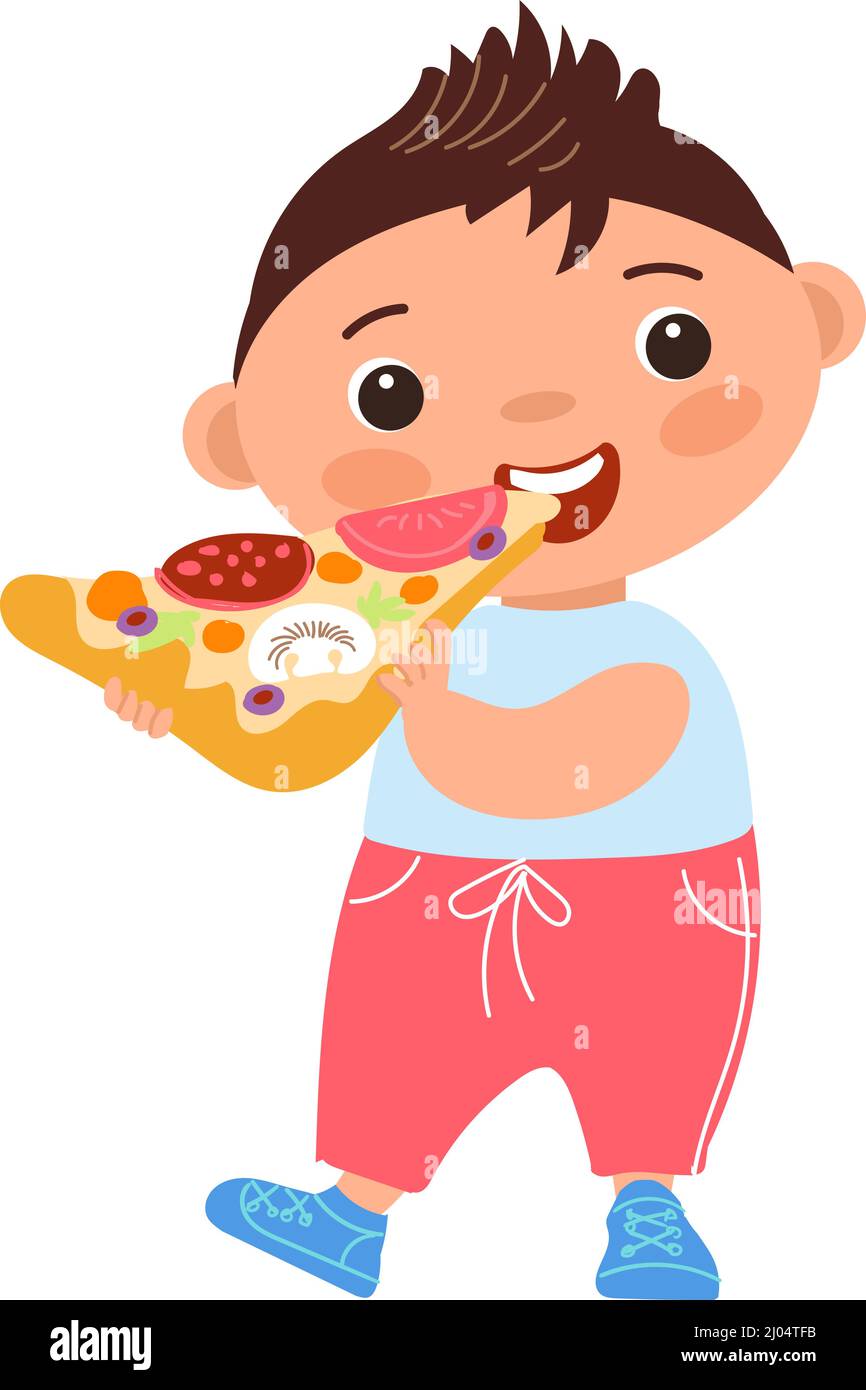 Children Biting Clipart