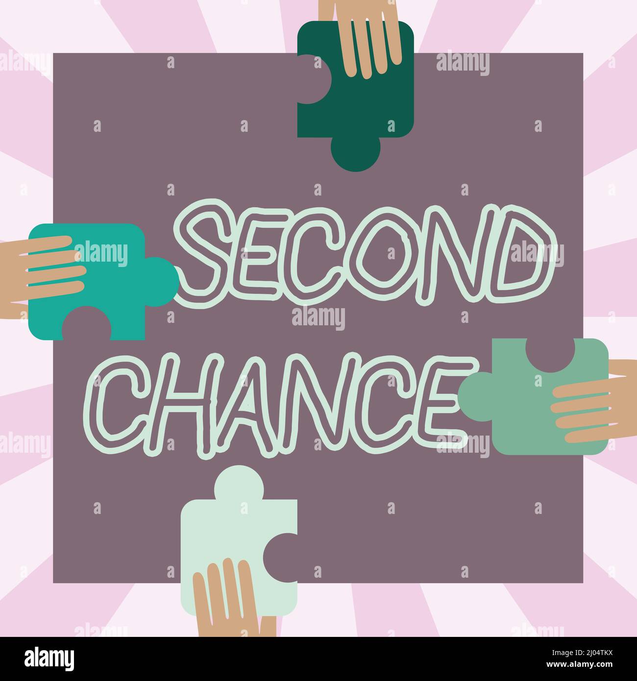 Writing displaying text Second Chance. Internet Concept Giving another ...