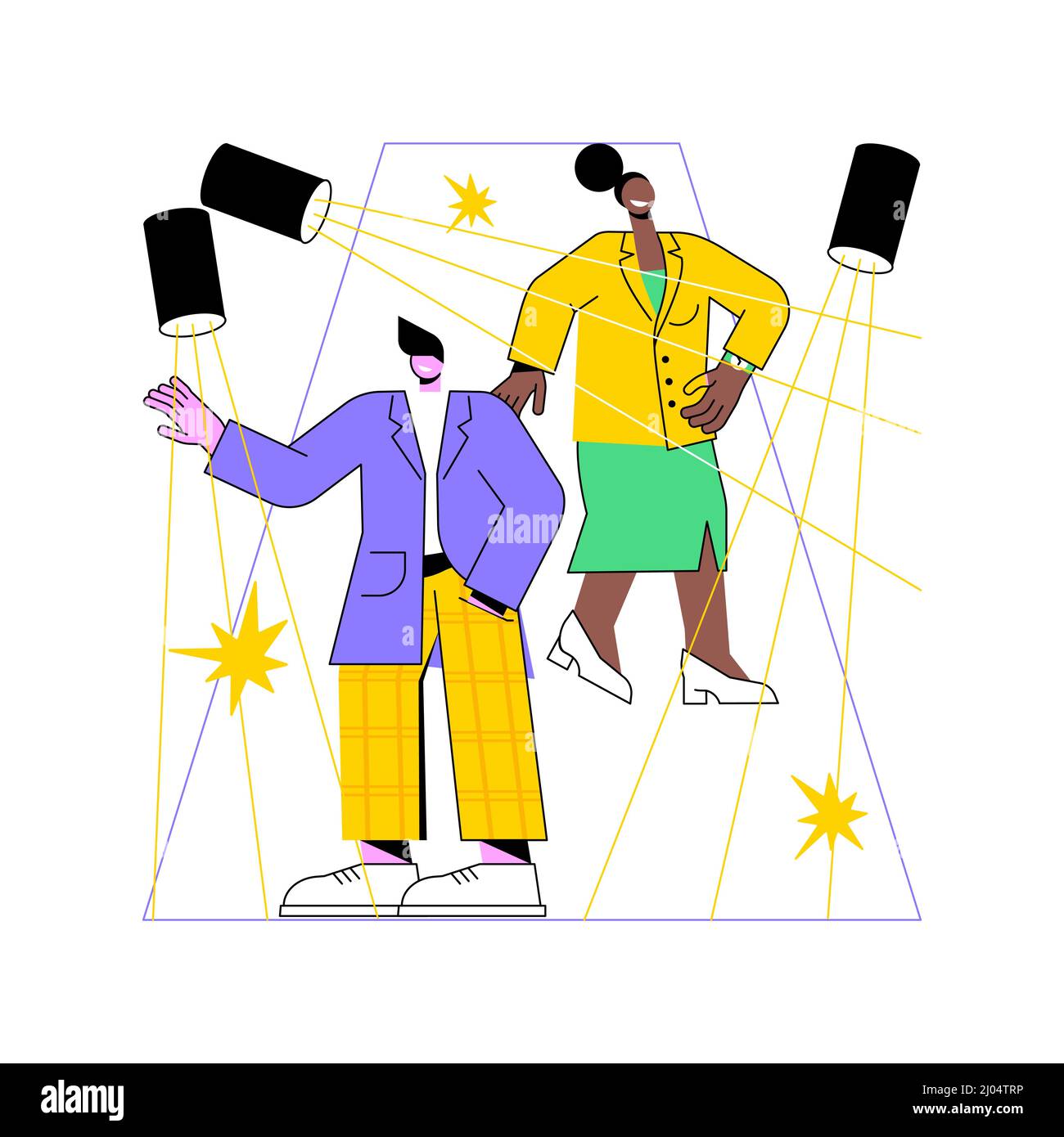 Fashion industry abstract concept vector illustration. Fashion ...