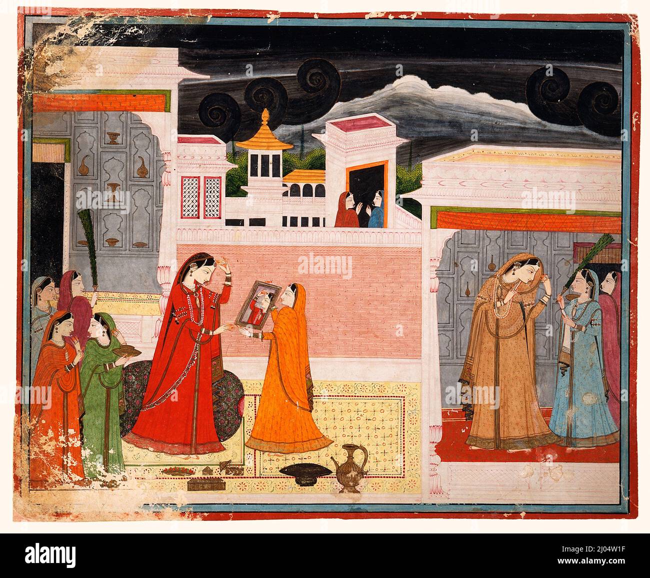 Damayanti looks in the mirror hi-res stock photography and images - Alamy