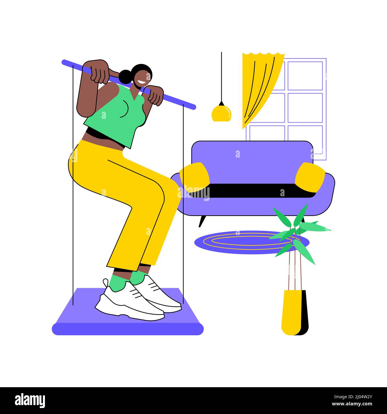 Total body workout Stock Vector Images - Alamy