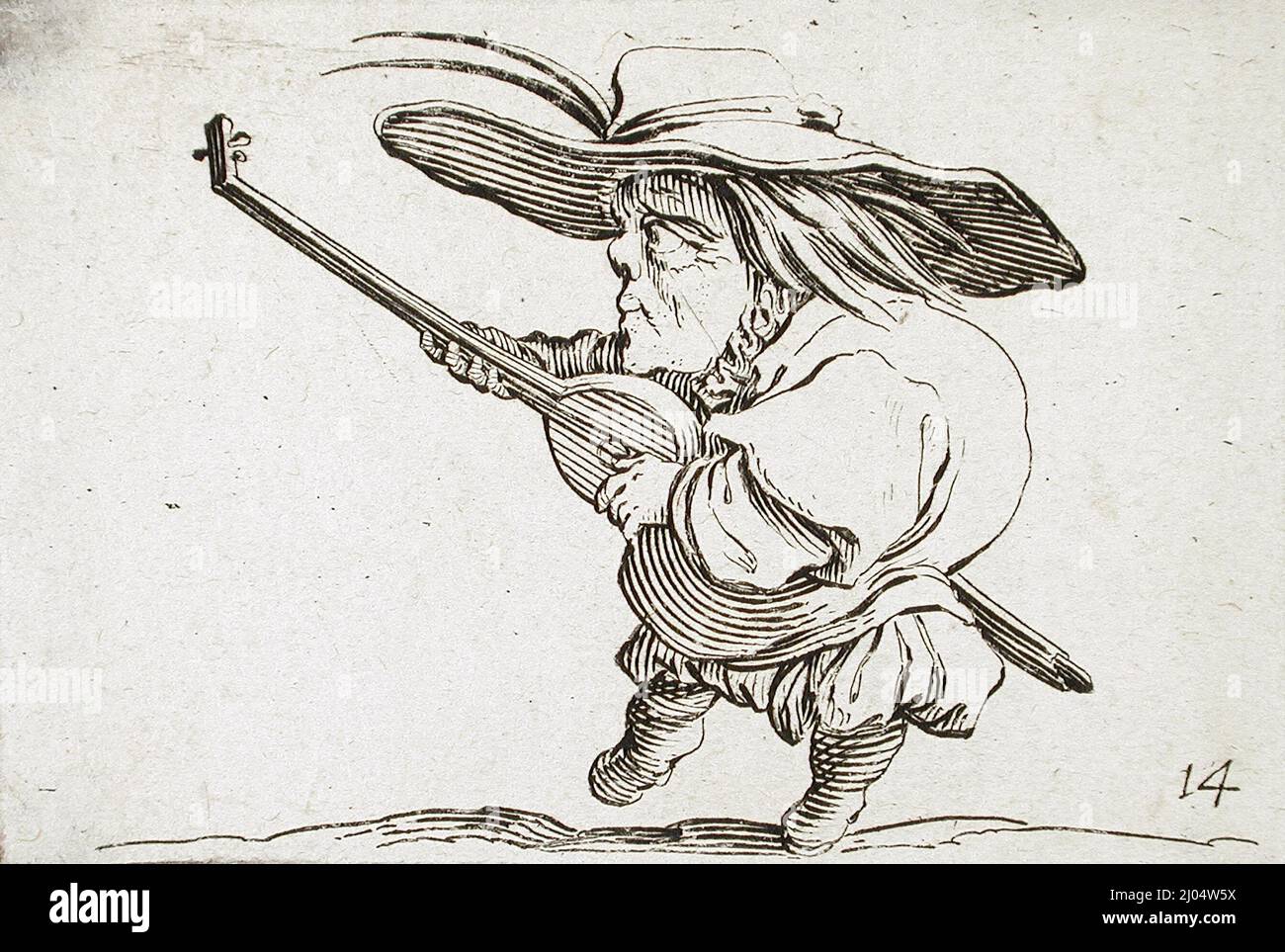 The Lute Player. Jacques Callot (France, Nancy, 1592-1635). France ...