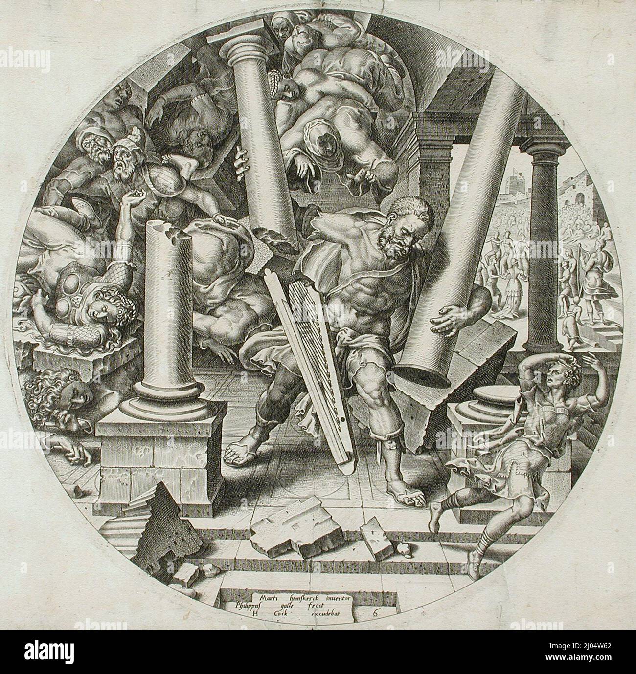 Samson destroying the temple hi-res stock photography and images - Alamy