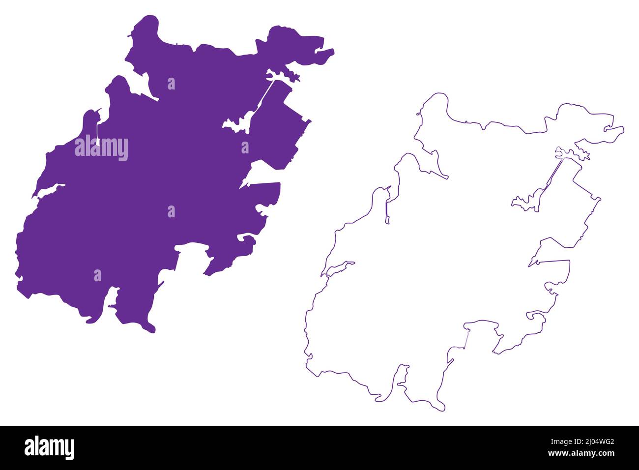 Oshima island (Japan, East Asia, Japanese archipelago, Nagasaki) map ...