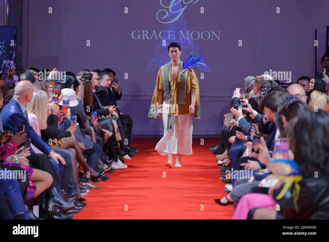 Paris, France. 3rd Mar, 2022, Grace Moon fashion show, on March 3, 2022 ...