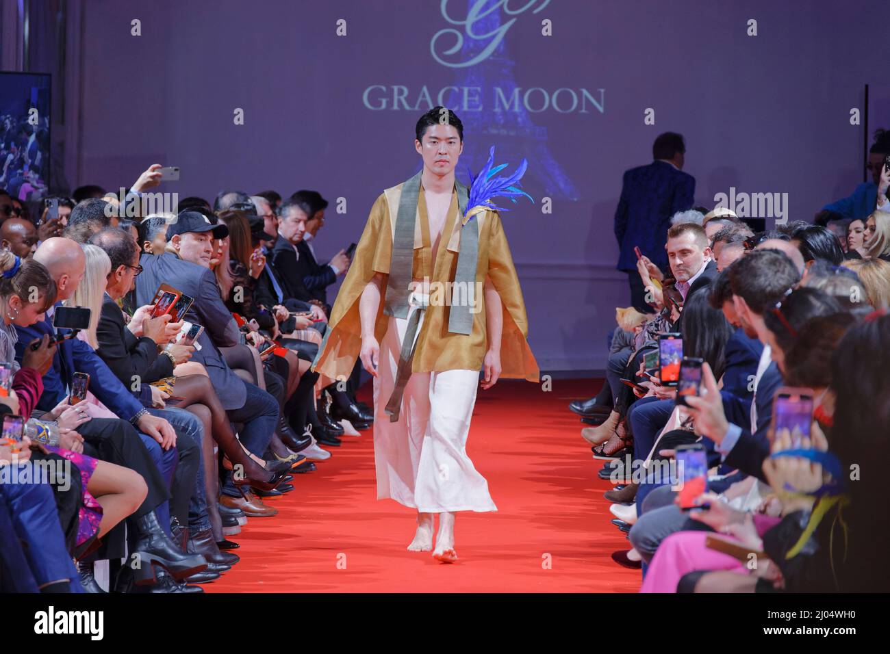 Paris, France. 3rd Mar, 2022, Grace Moon fashion show, on March 3, 2022 ...