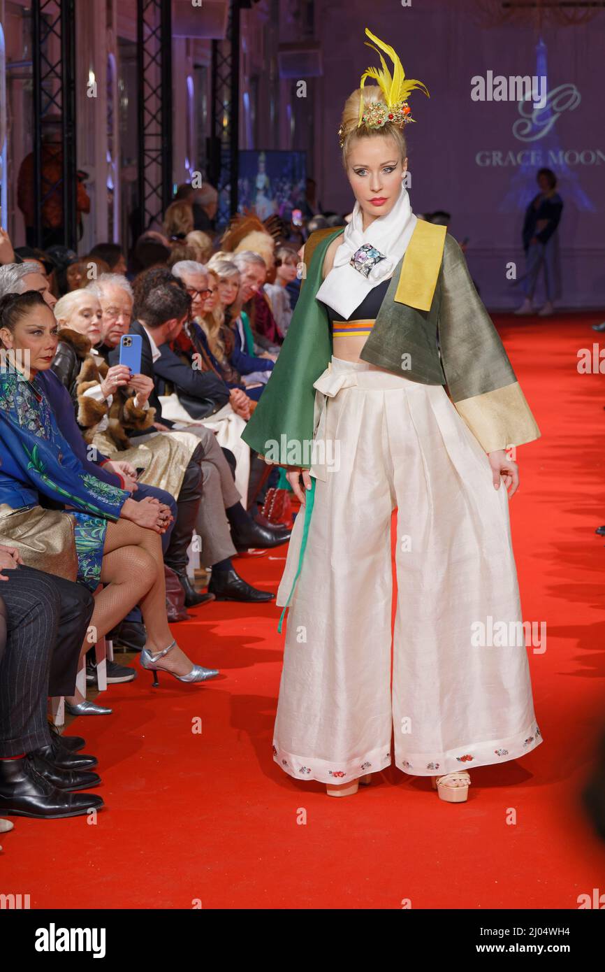 Paris, France. 3rd Mar, 2022, Grace Moon fashion show, on March 3, 2022 ...
