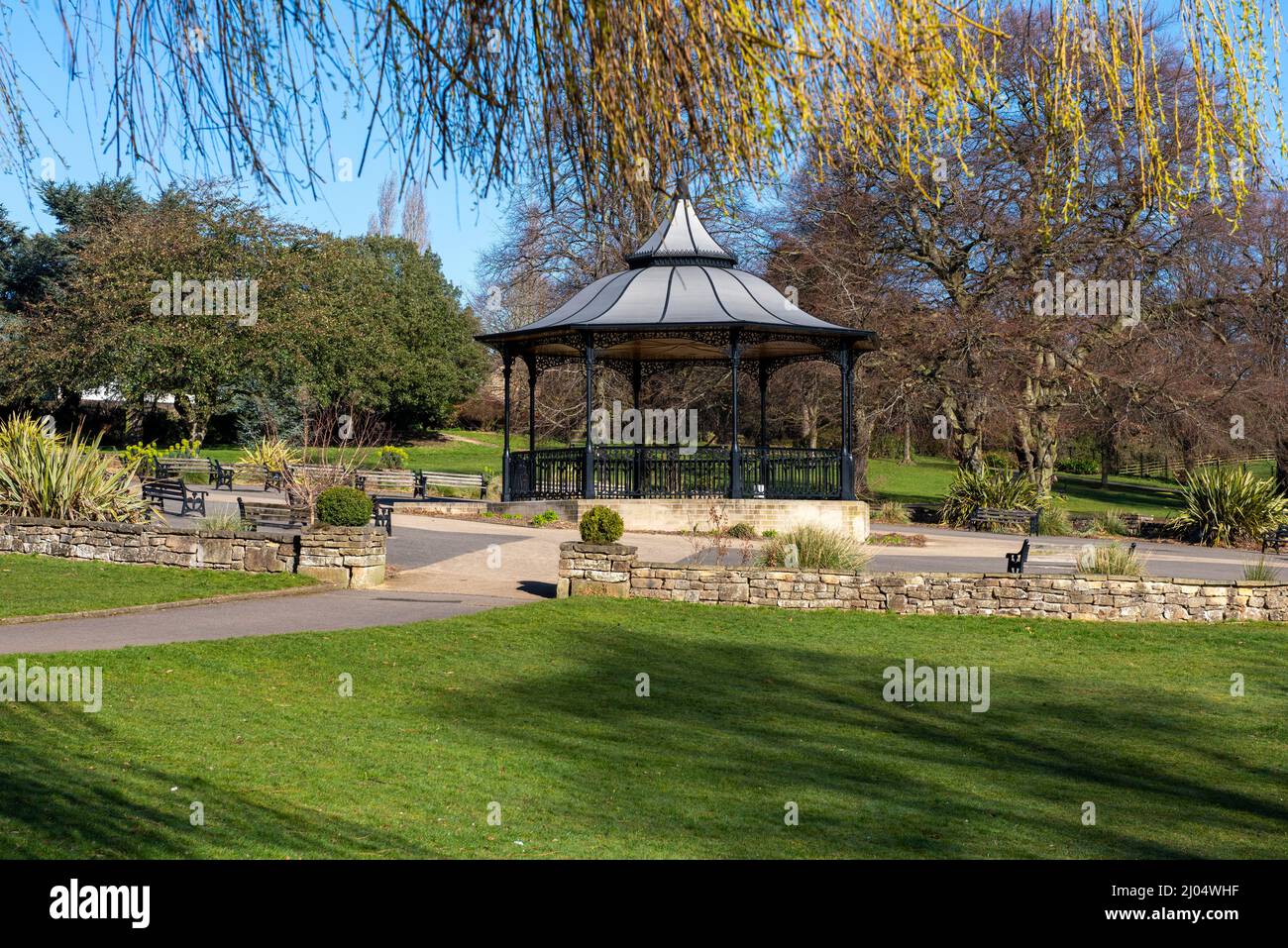 Spring at Carr Bank Park in Mansfield, Nottinghamshire England UK Stock ...