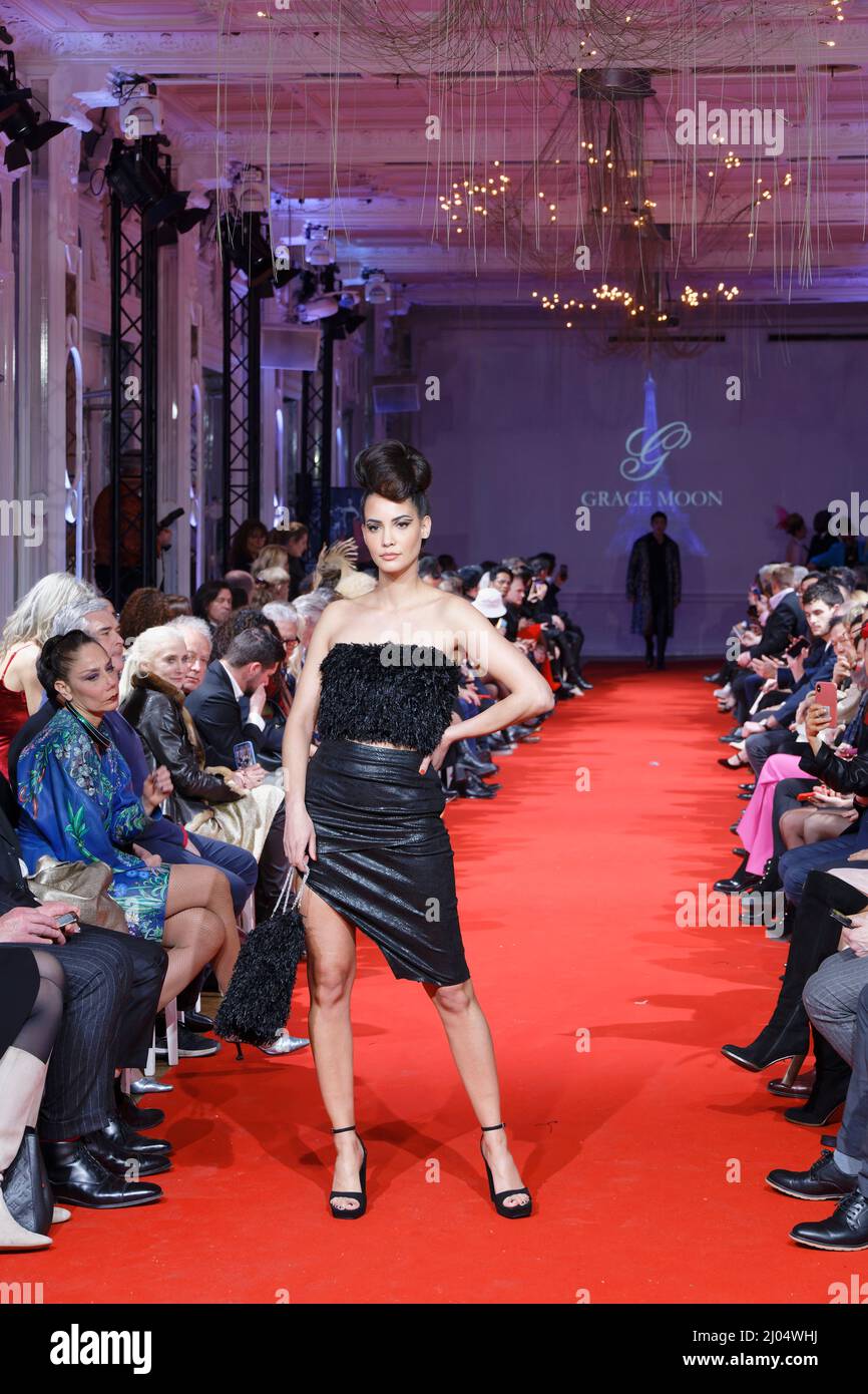 Paris, France. 3rd Mar, 2022, Grace Moon fashion show, on March 3, 2022 ...