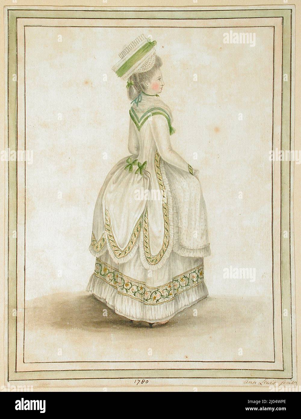 Collection of English Original Watercolour Drawings: 1780. Ann ...