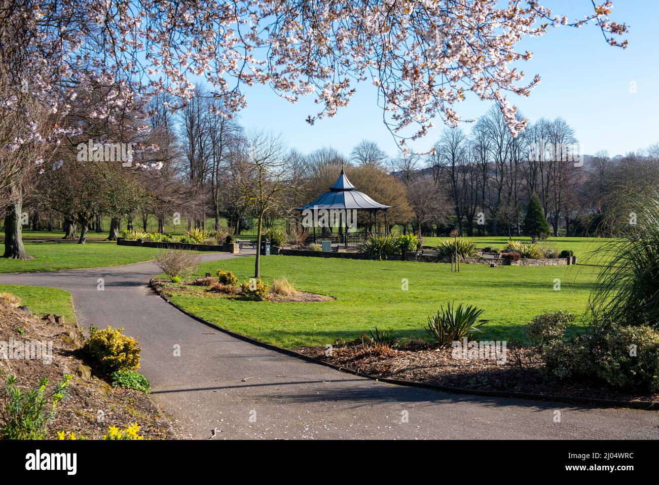 Spring at Carr Bank Park in Mansfield, Nottinghamshire England UK Stock ...
