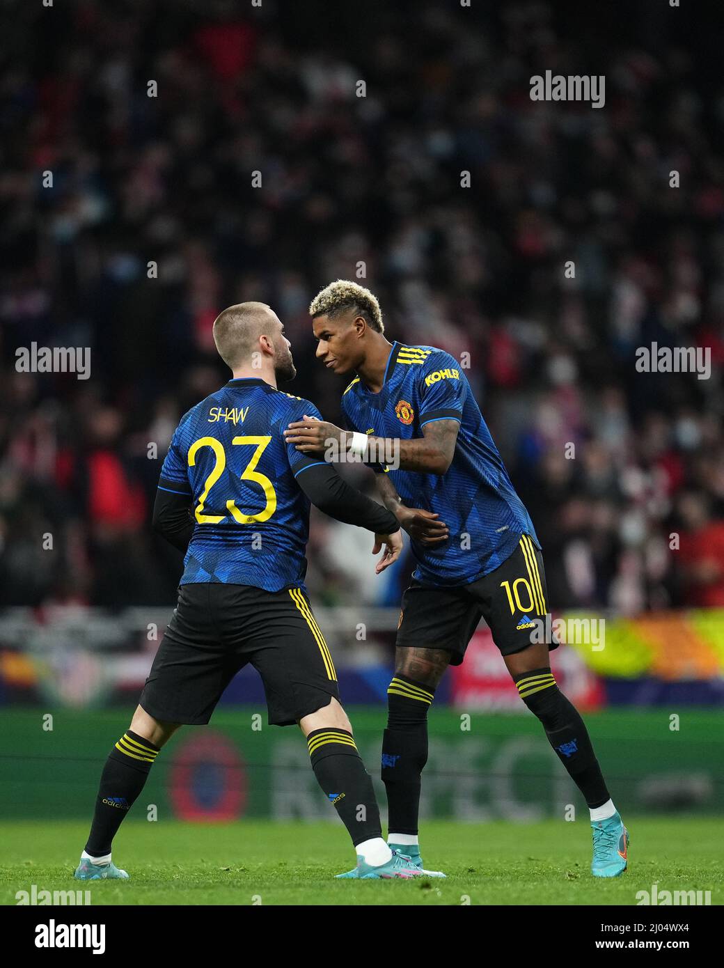 Luke shaw marcus rashford hi-res stock photography and images - Alamy