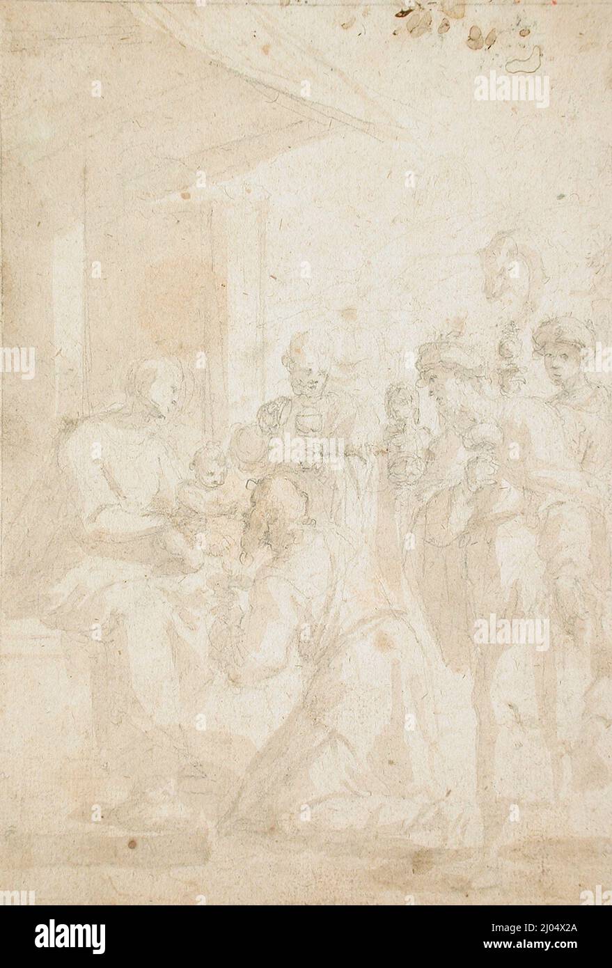 Adoration of the Kings. Lodovico Carracci (Italy, Bologna, 1555-1619 ...