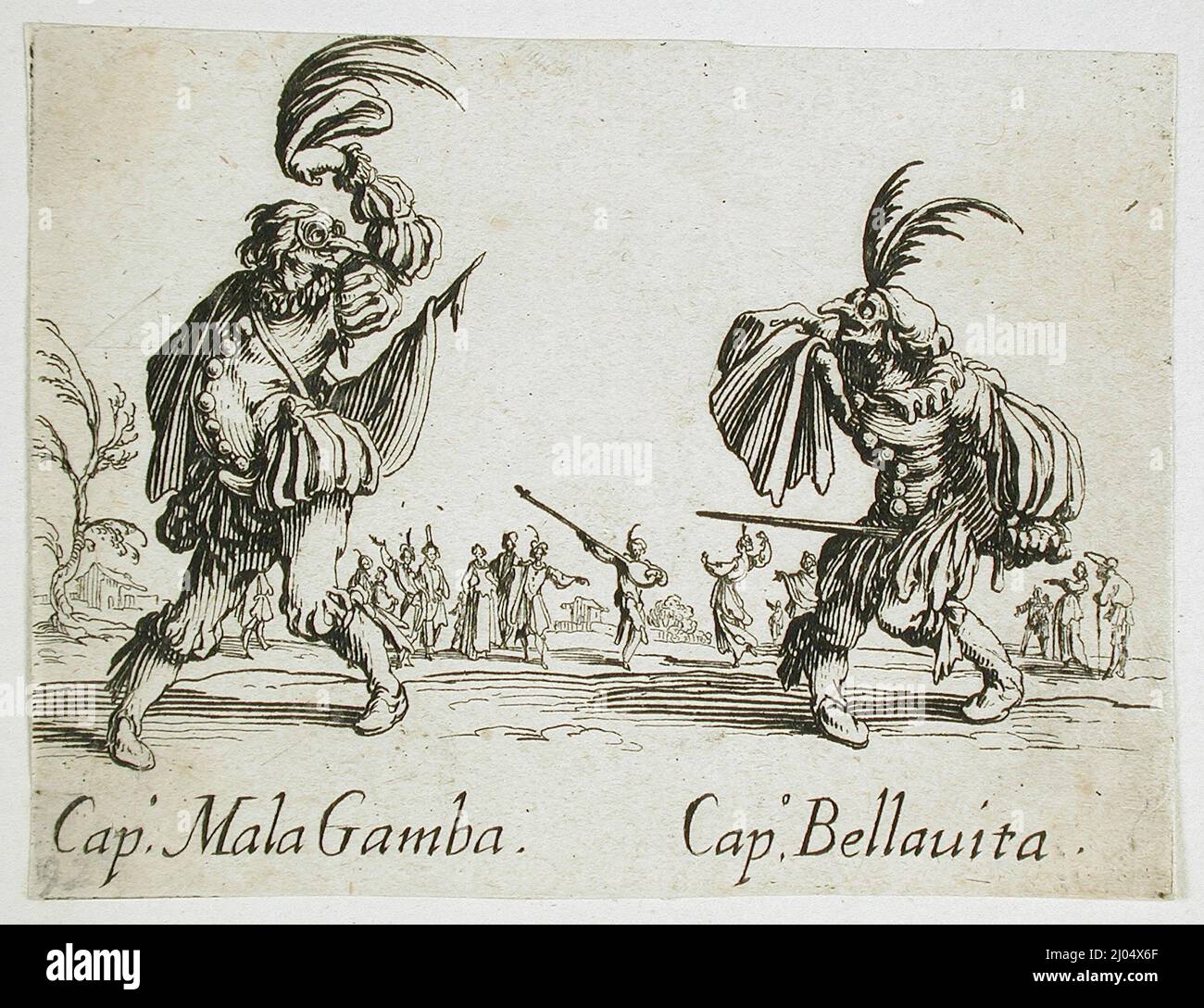 Captain Mala Gamba - Captain Bellavita. Jacques Callot (France, Nancy ...