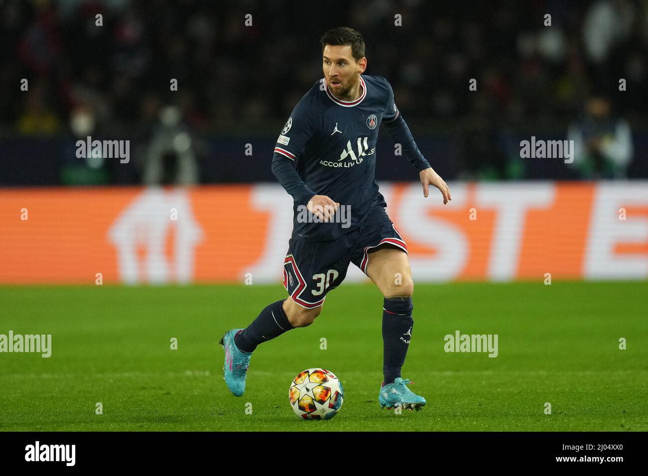 Lionel Messi of PSG during the UEFA Champions League match between ...