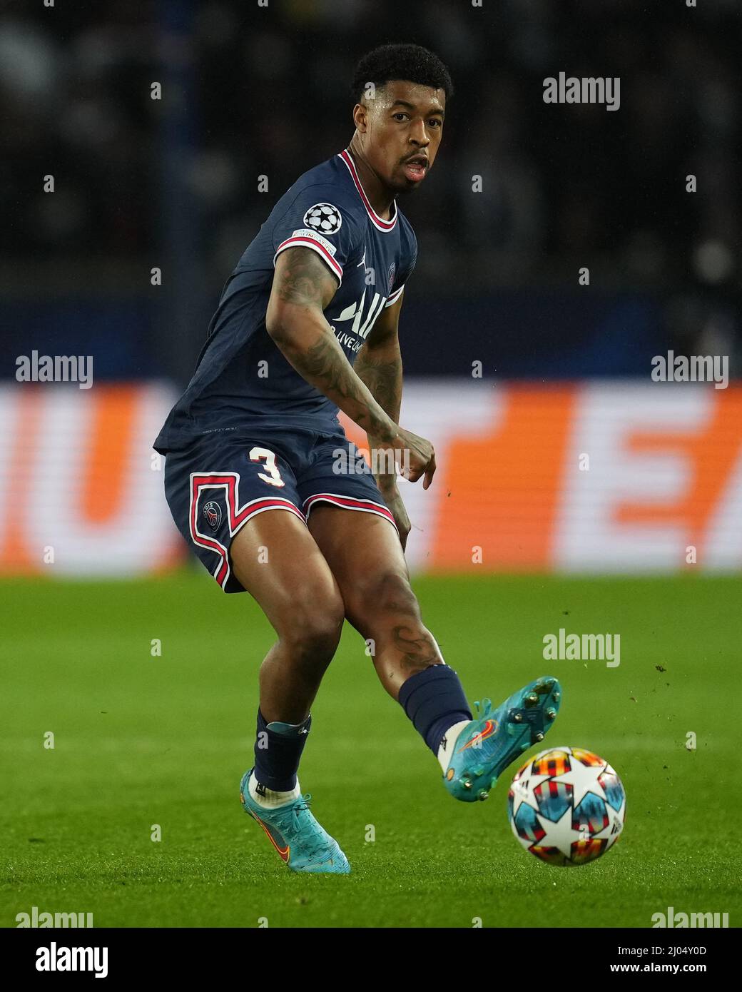 Presnel Kimpembe of PSG during the UEFA Champions League match between ...