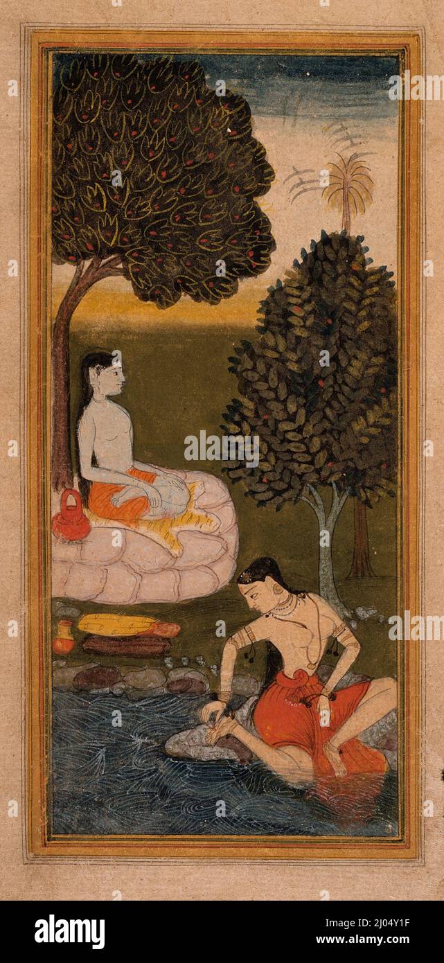 Folio from sukra samvada story of sukra hi-res stock photography and ...