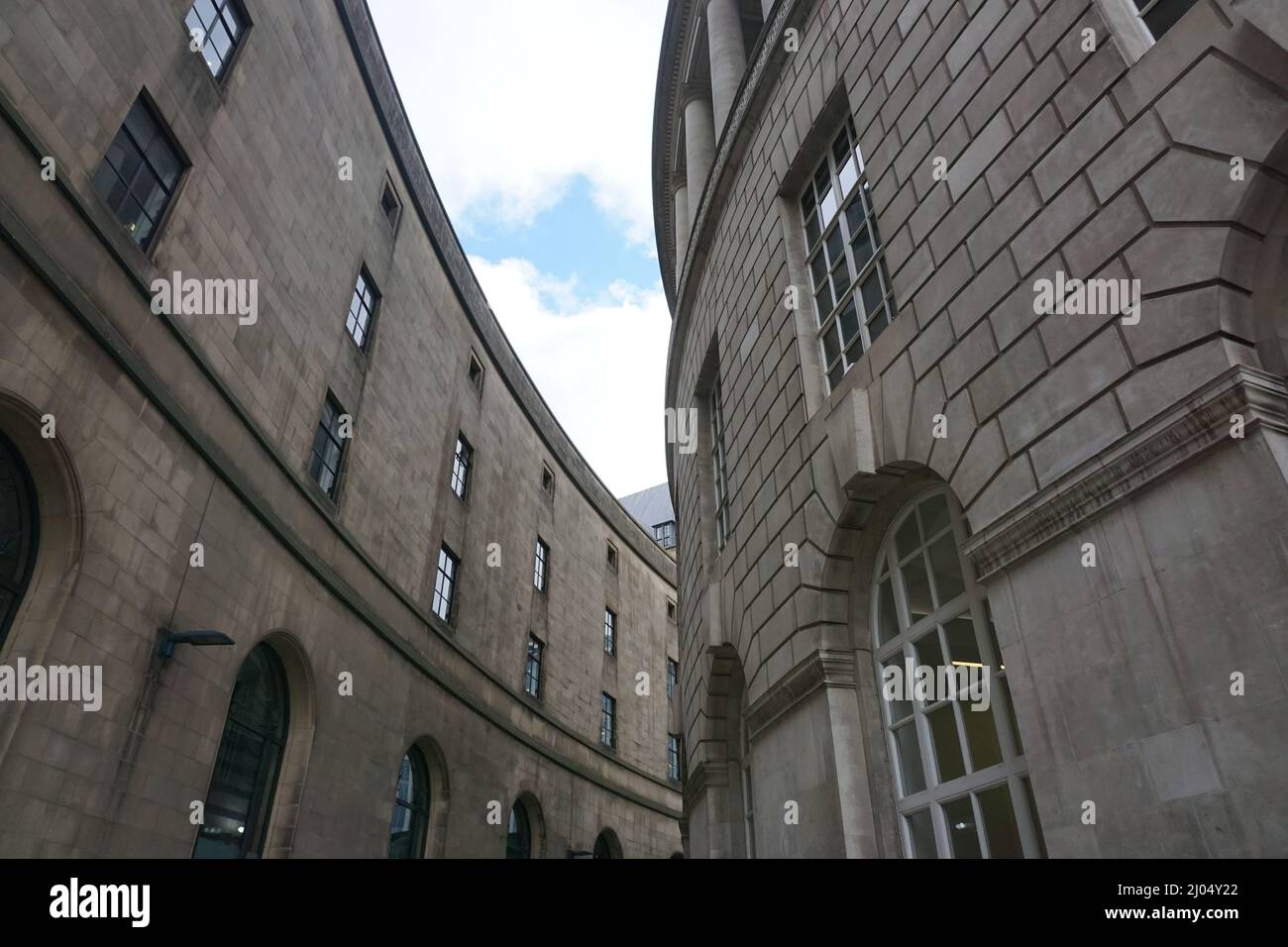 Manchester Library and Town Hall Stock Photo - Alamy