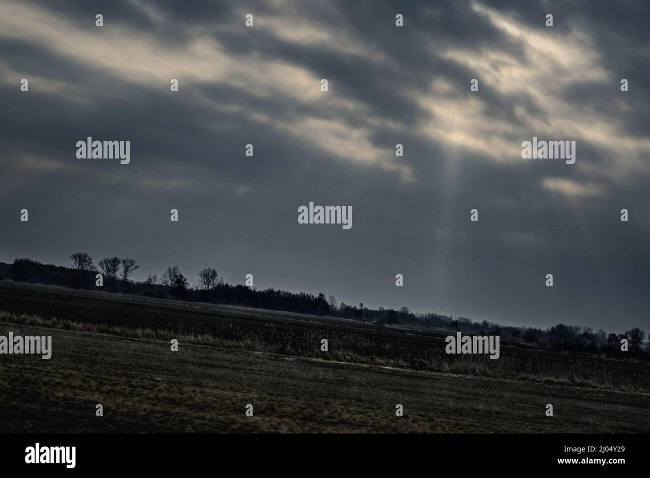 BORDERLAND - NOWA GROBLA, POLAND/UKRAINE BORDER - MARCH 05 Stock Photo ...