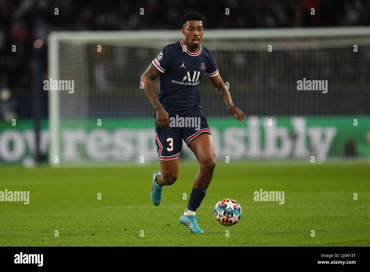 Presnel Kimpembe of PSG during the UEFA Champions League match between ...
