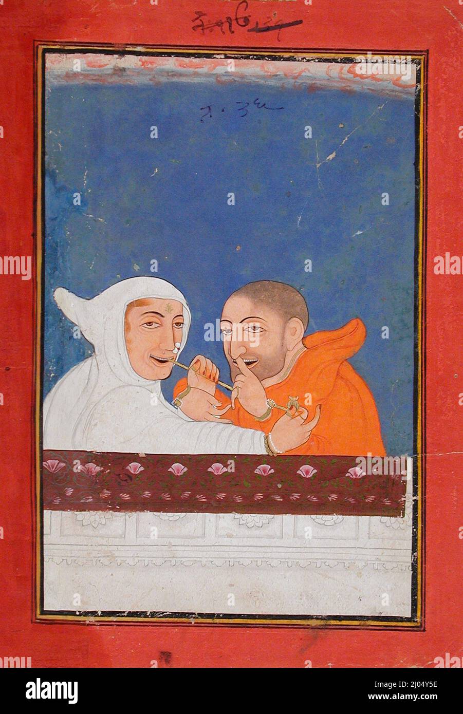 Parodies of Europeans. India, Rajasthan, Mewar, circa 1760-1775 ...