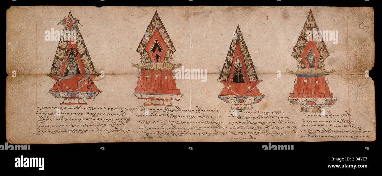 Ceremonial Offering Cakes (Torma). Tibet, 17th-18th century ...