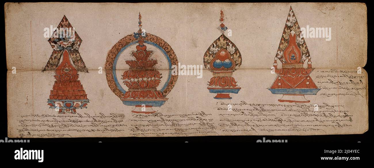 Ceremonial Offering Cakes (Torma). Tibet, 17th-18th century ...